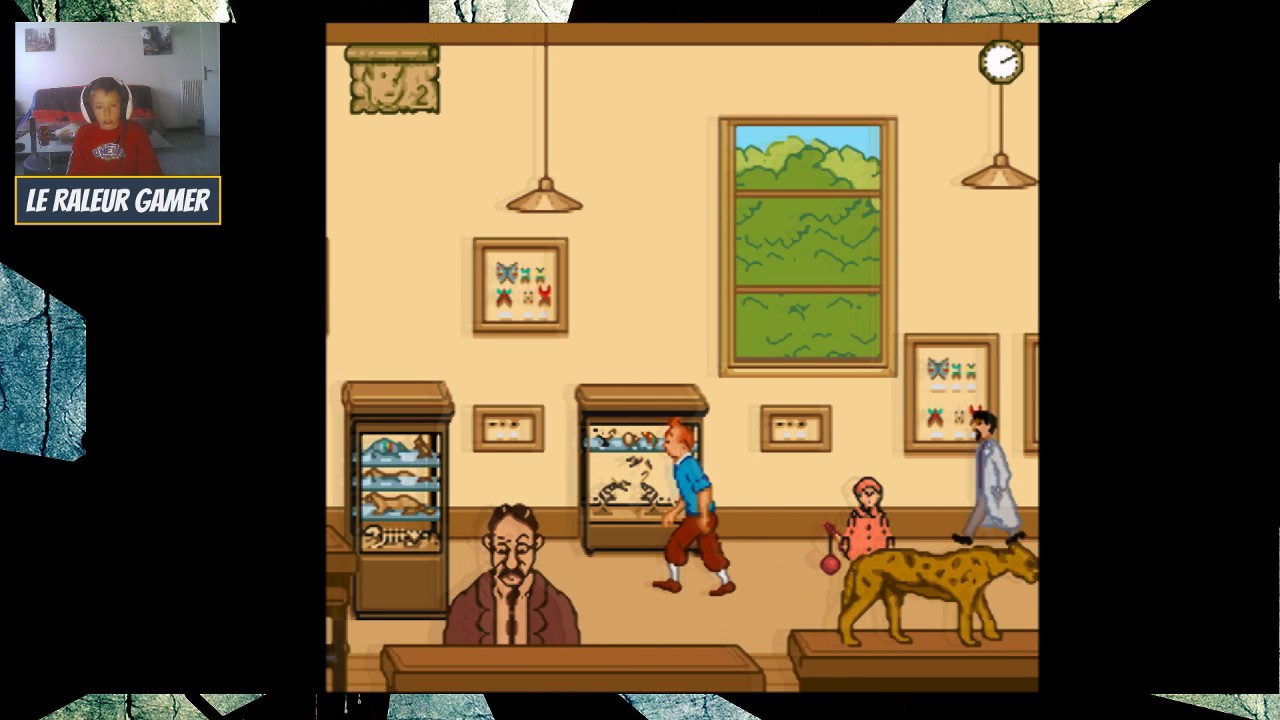 Le Raleur Gamer Junior Gameplay Tintin snes - YouTube