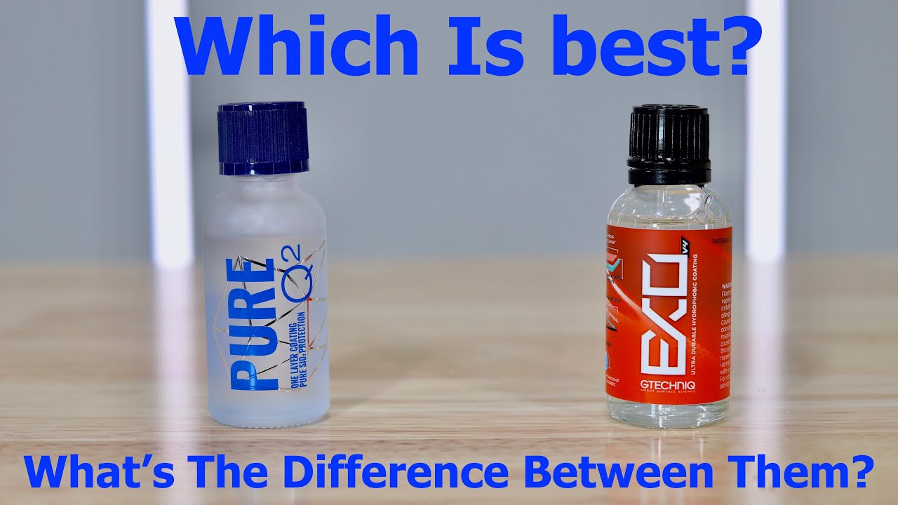 Gyeon Q2 Pure vs Gtechniq Exo V4 Ceramic Coatings! - YouTube