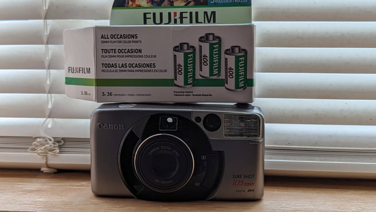 Canon SureShot 105 Zoom (with Fujifilm 400) - YouTube