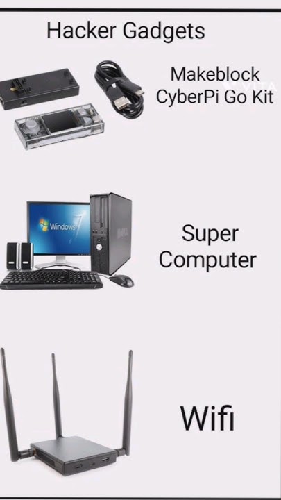 hacker gadgets in use coding and hack passwords - YouTube