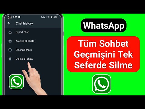 WhatsApp Sohbet Geçmişini Kalıcı Olarak Silme (2023) || WhatsApp Tüm Sohbet Geçmişini Sil