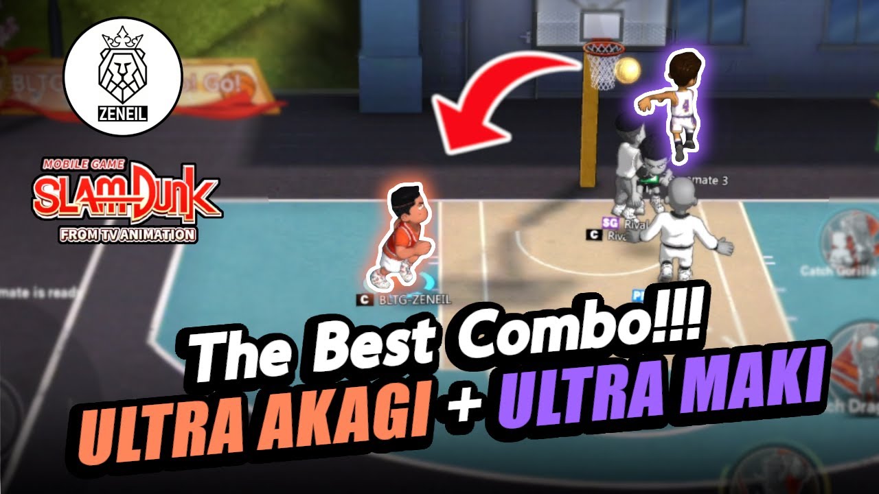 The Best Combo = Ultra Akagi + Ultra Maki Connection!!! | SLAM DUNK ...