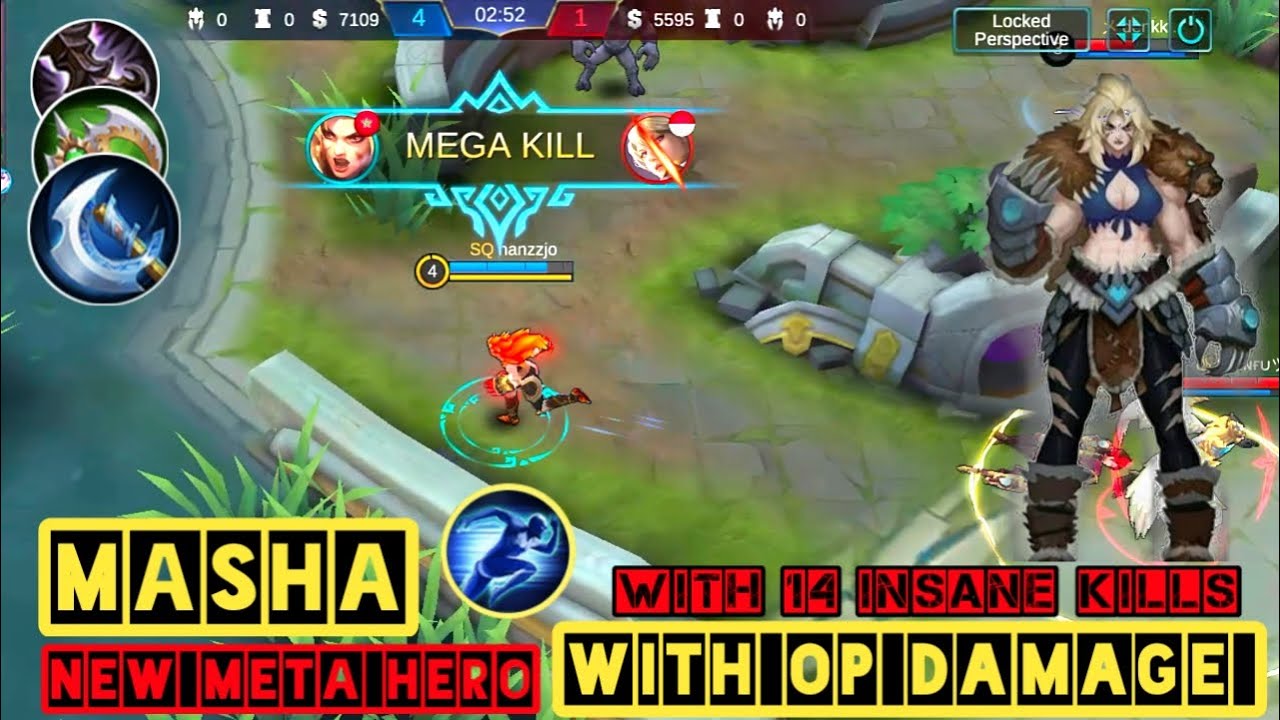 Masha Op Build | 100% Best Build For Masha With Insane Crit Damage ...