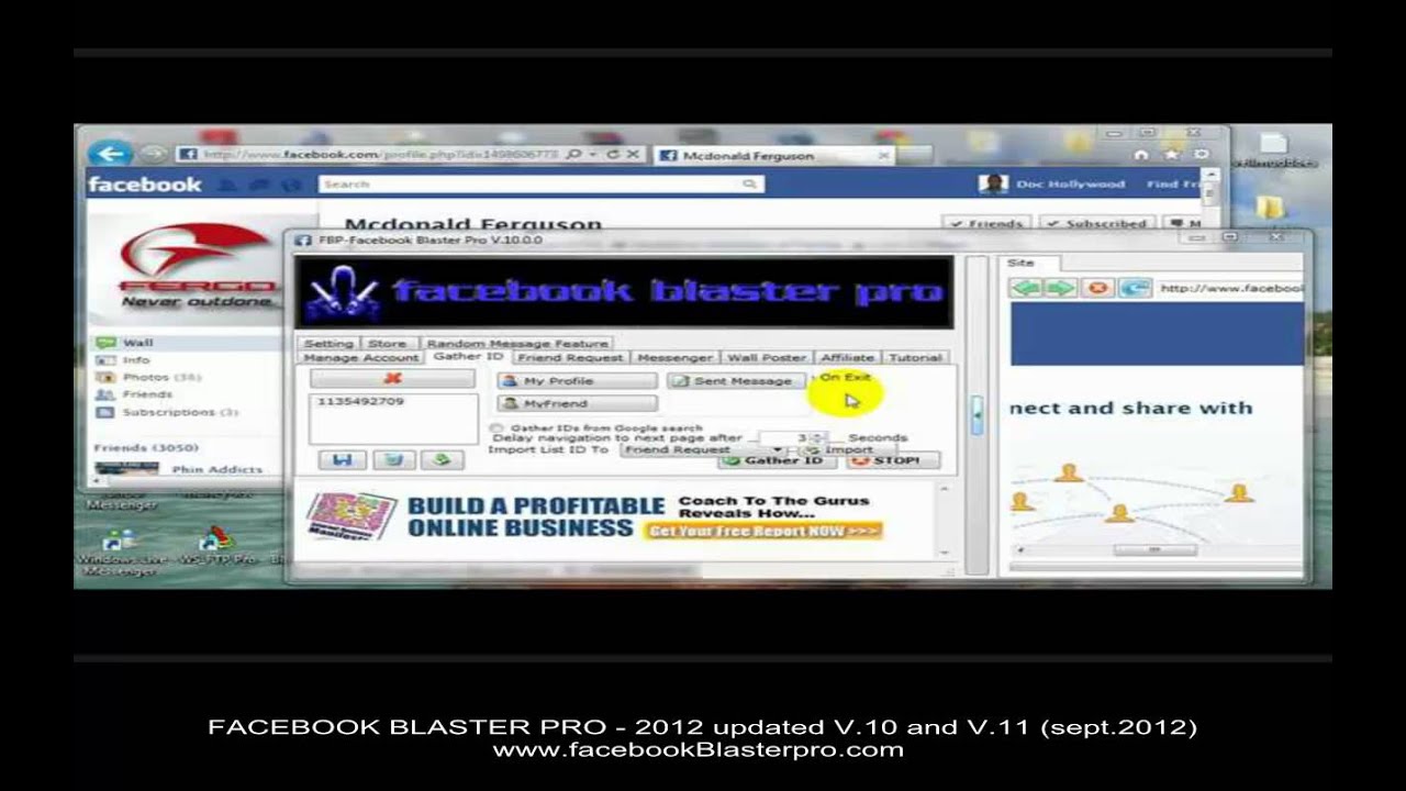 Facebook Blaster Pro - UPdated Tutorial 2012 - YouTube