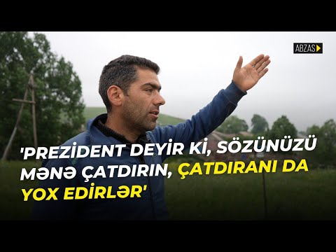 “Prezident deyir ki, sözünüzü mənə çatdırın, çatdıranı da yox edirlər”