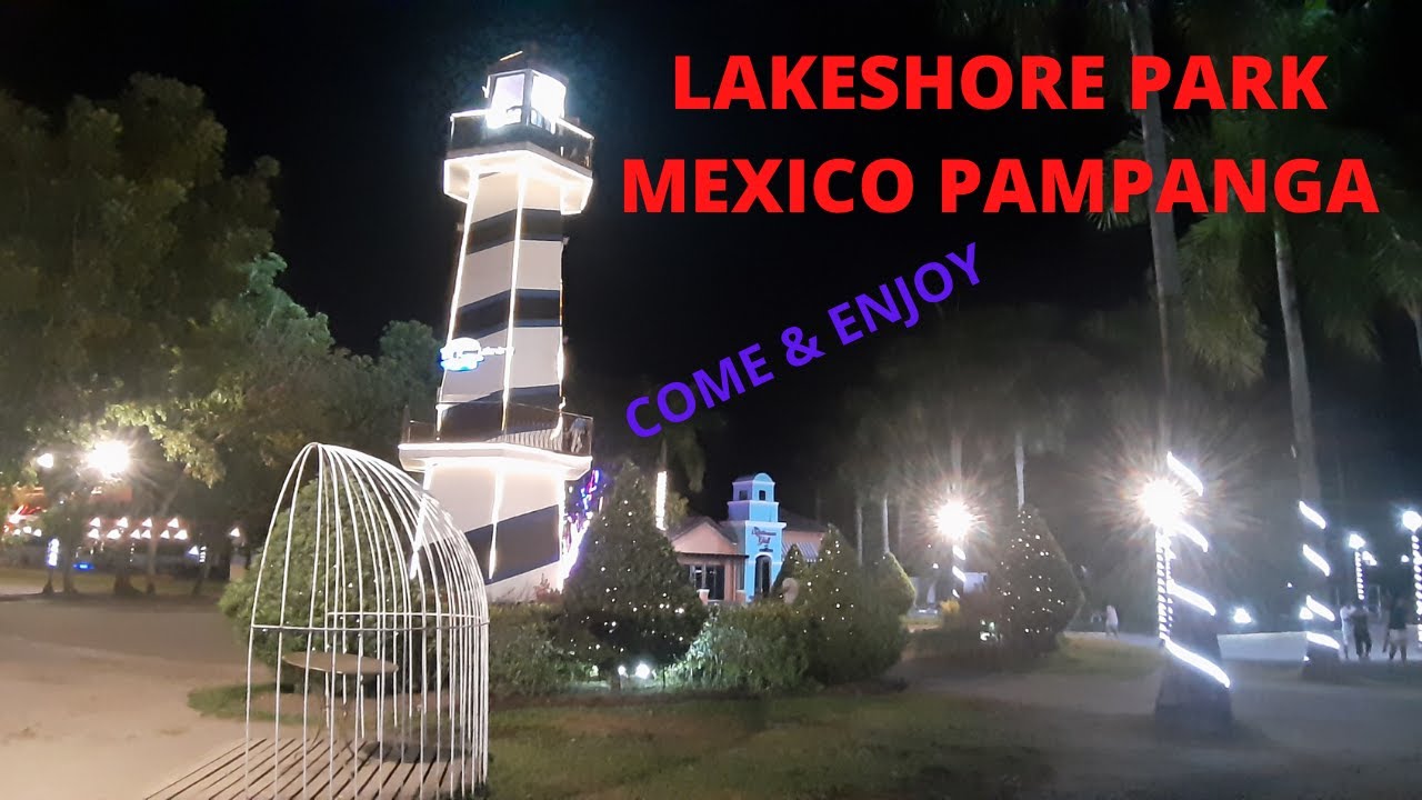 The beautiful scenery of Lakeshore Park at Mexico Pampanga - YouTube