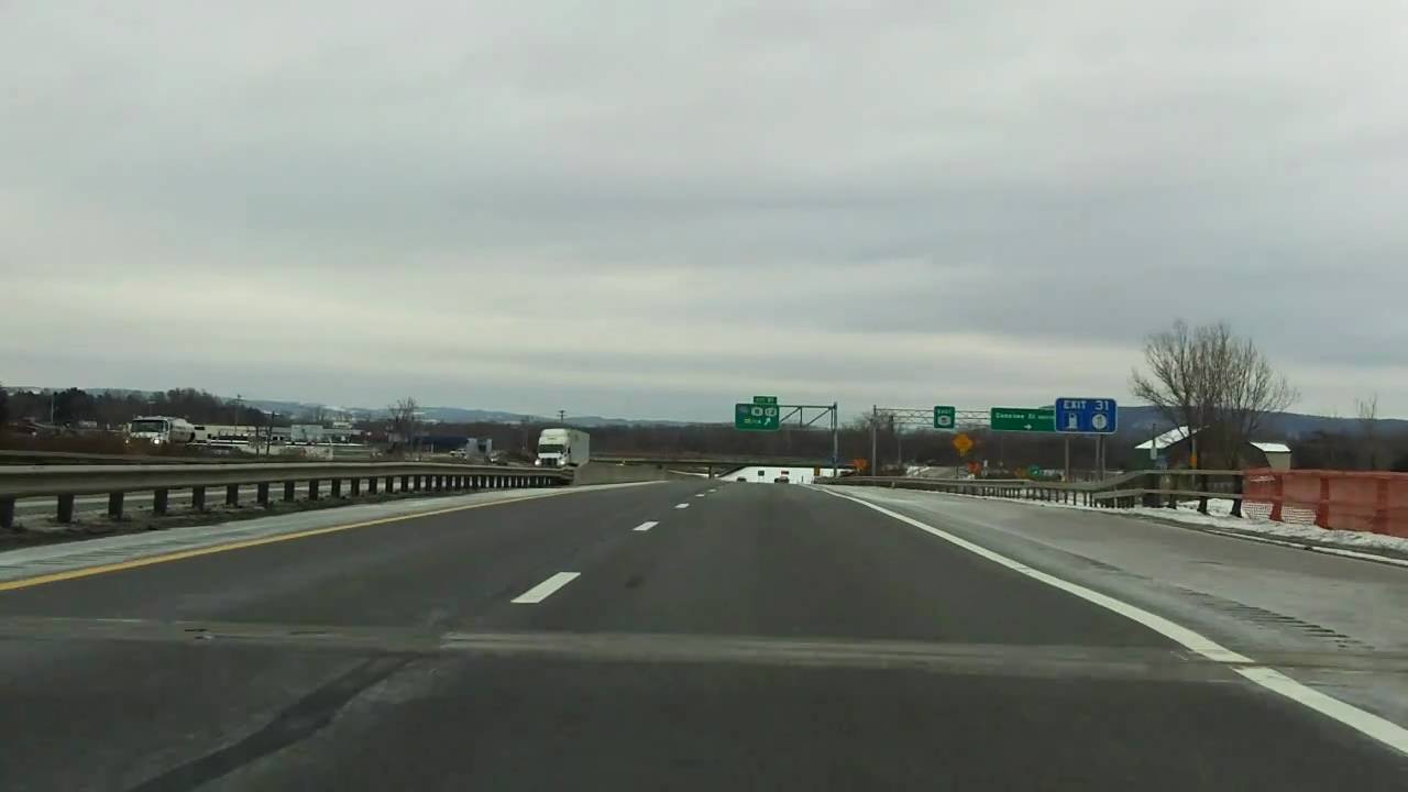 New York State Thruway (Interstate 90 Exit 31) eastbound - YouTube