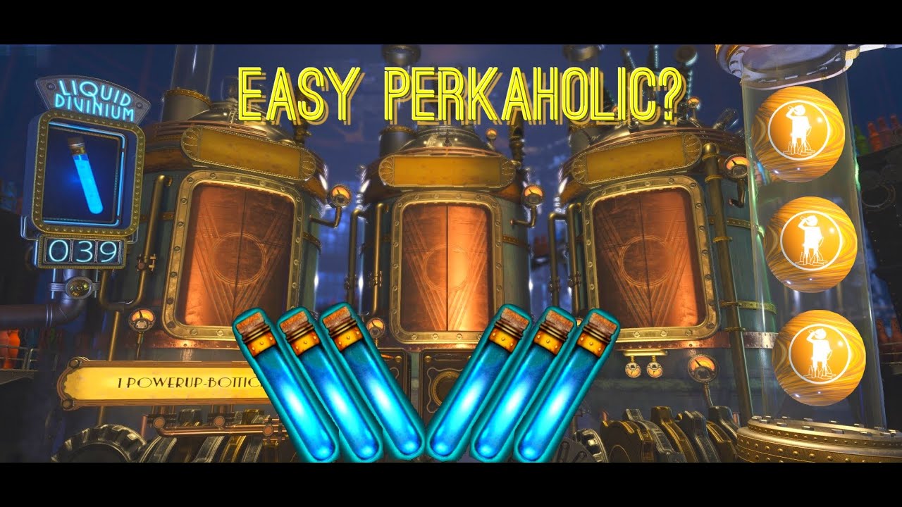 Black Ops 3 Zombies: Easy Perkaholic? - 1 Vat Myth Testing - Dr. Monty ...