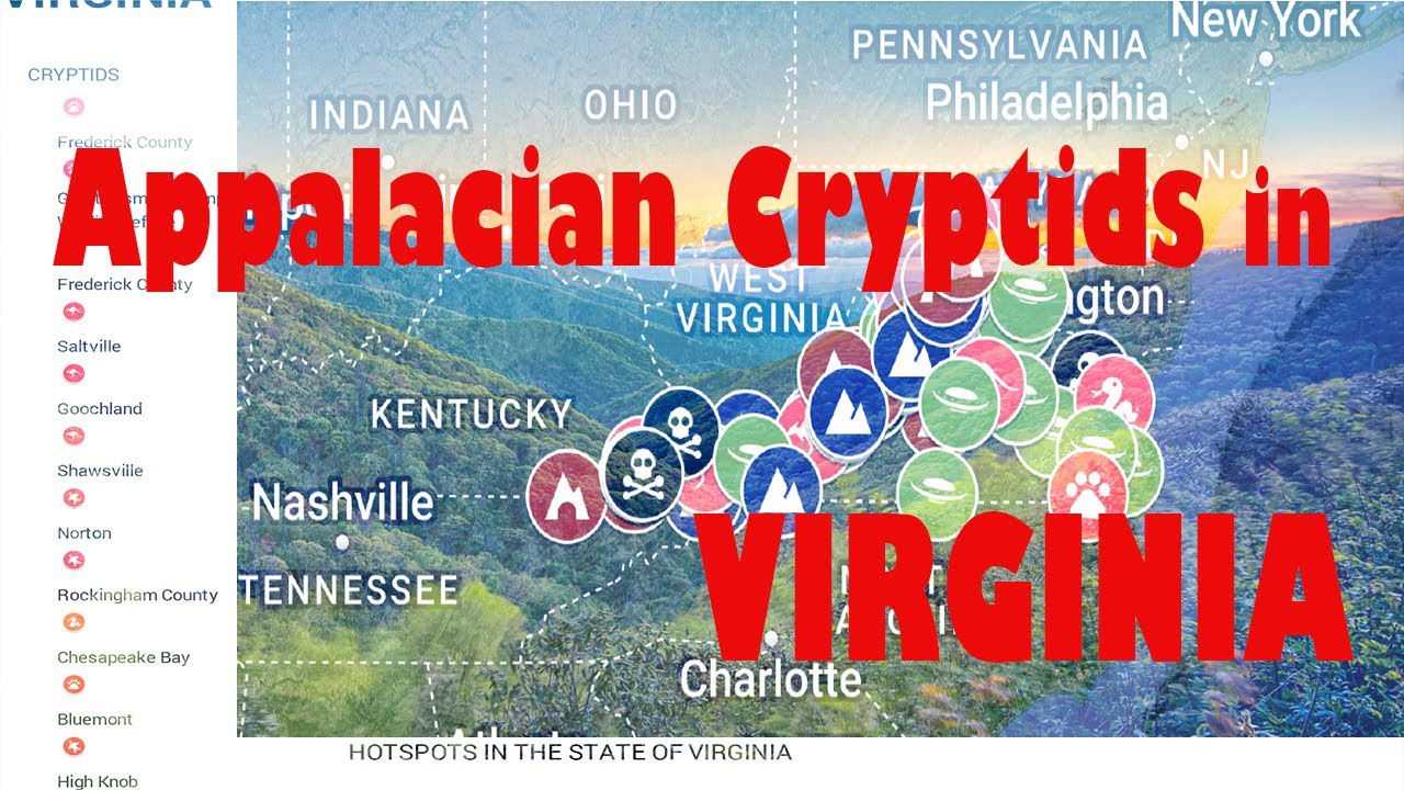 Virginia's most Notorious Cryptids, UFOs and where to find them - YouTube