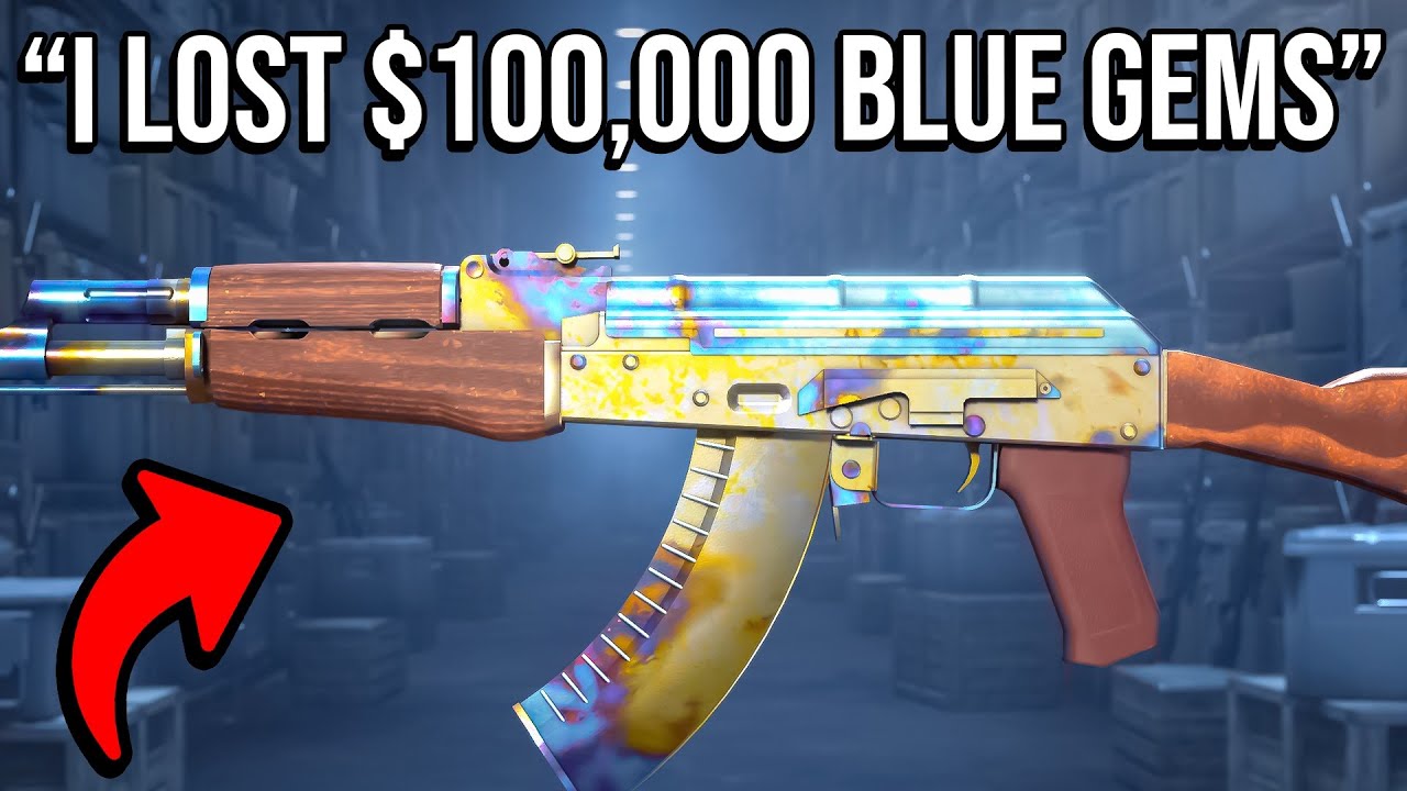 "i just lost my $100,000 blue gem skins" - YouTube