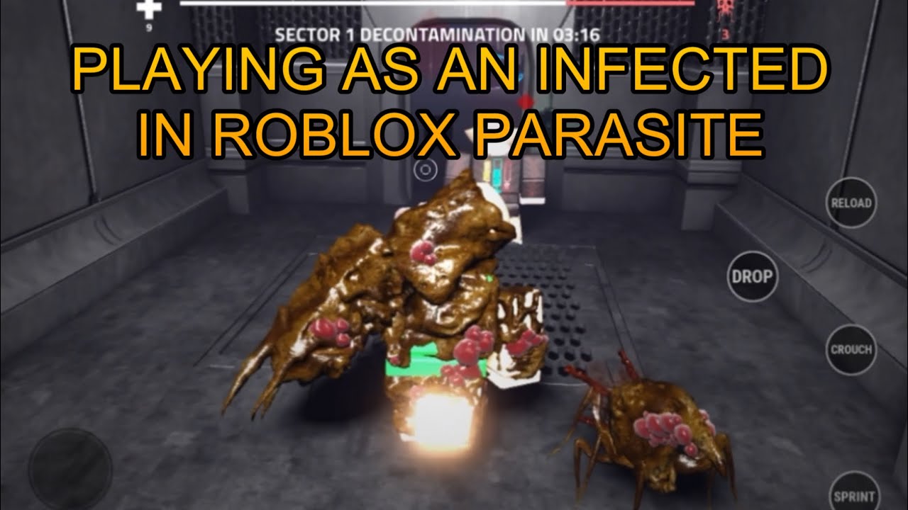Playing as an infected in Roblox “Parasite” | Roblox - YouTube