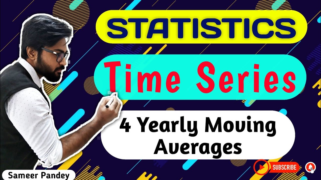 #4 Time Series Analysis || Moving Averages | 4 Yearly Moving Average ...