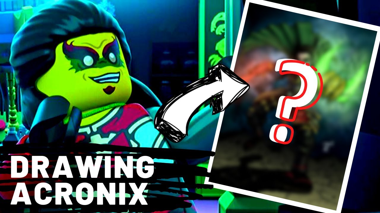 Drawing Acronix (Lego Ninjago) in my own style! - YouTube
