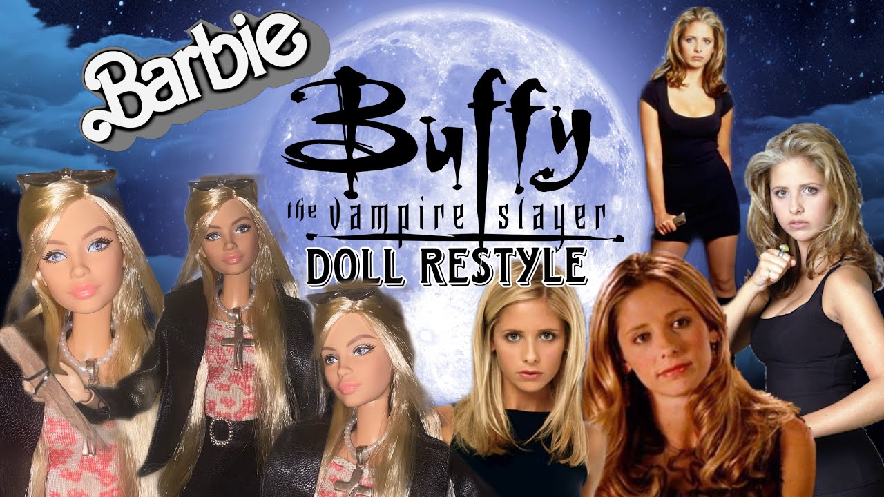 Buffy The Vampire Slayer Barbie Doll Restyle 🖤🧛🏻 - YouTube