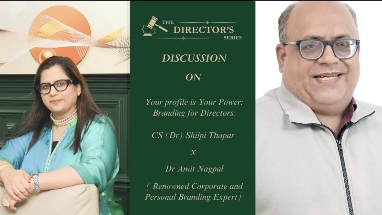 Your Profile is your Power: Branding for Directors - Insights from Dr ...