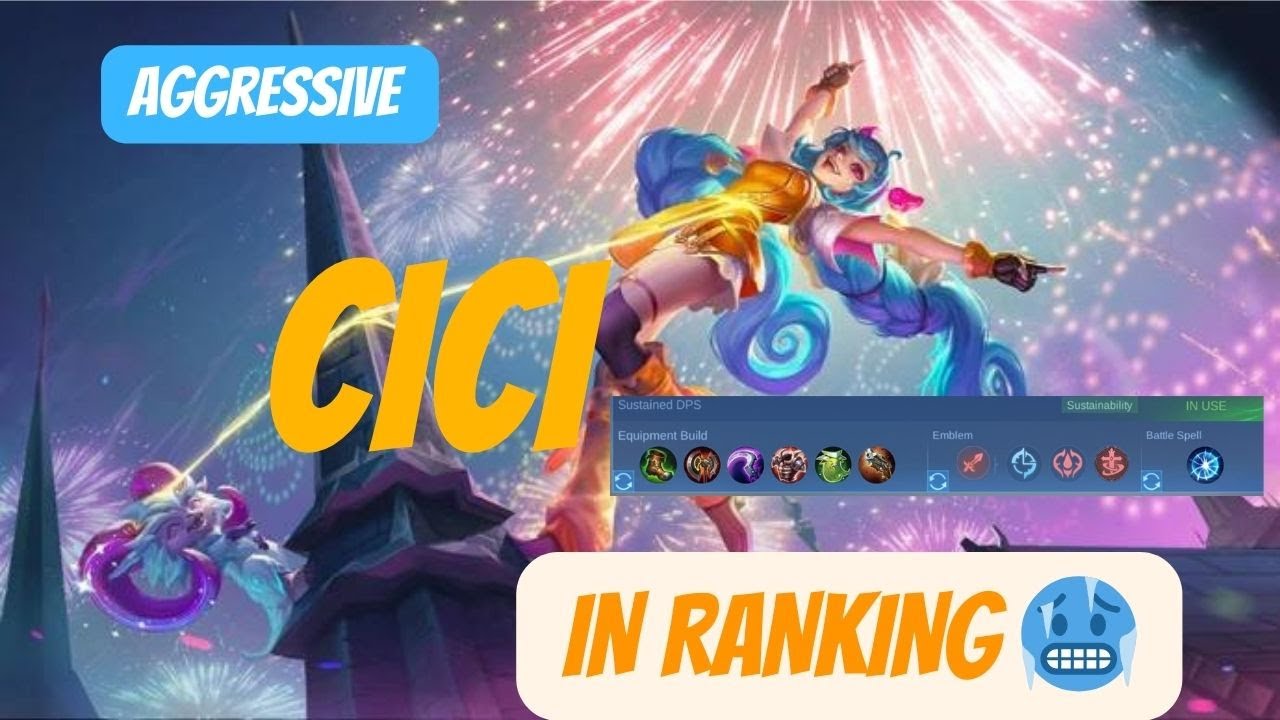 MOBILE LEGEND || AGGRESSIVE CICI CARRY GAME 😱🥶🥹 - YouTube