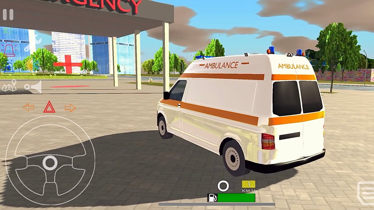 Emergency Ambulance Simulator - Gameplay | Crazy Ambulance Rush - Simulator game - YouTube