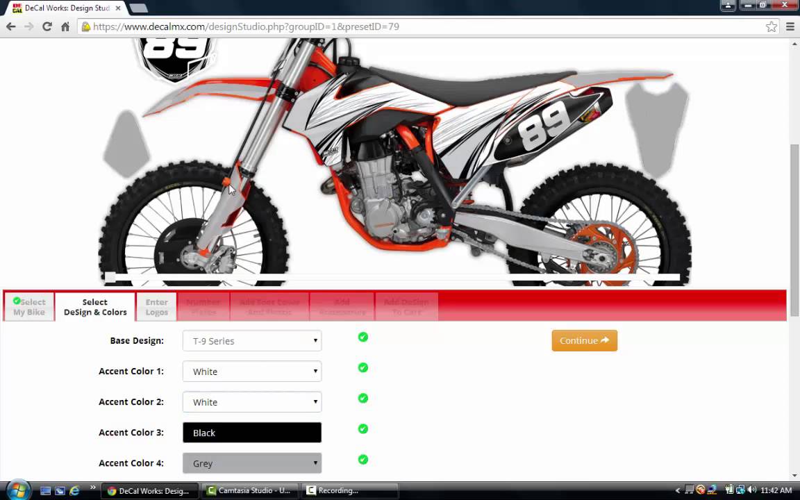 DeCal Works KTM Graphics Kits - YouTube