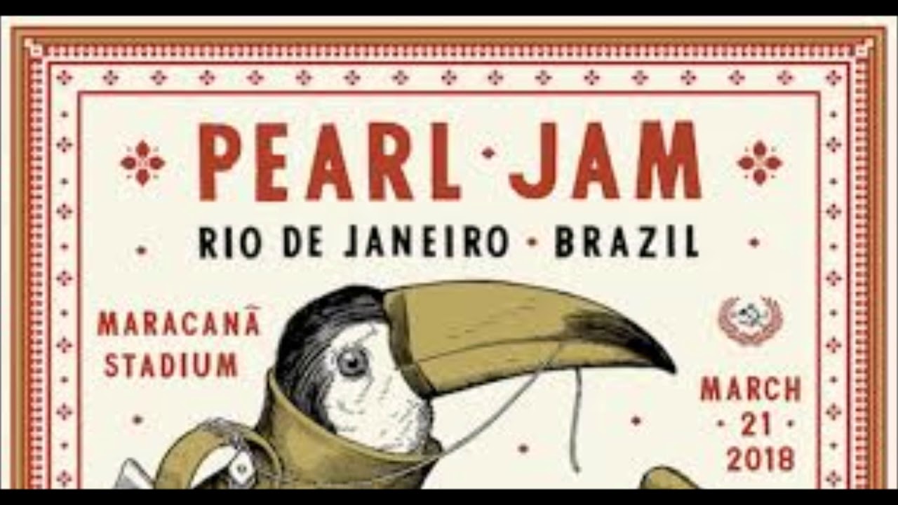 Pearl Jam Live 2018 - Bootleg - Maracanã Stadium Rio de Janeiro Brazil ...