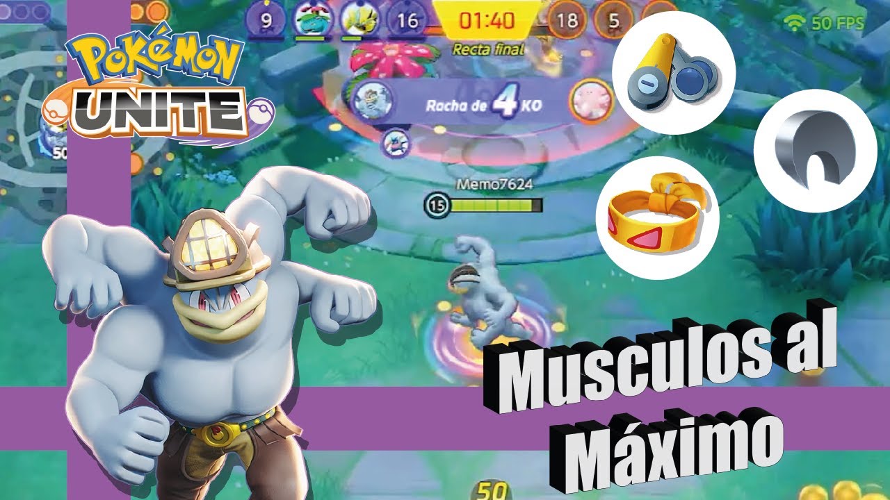 BAJANDO a todos con esta build de Machamp en Pokémon Unite | Pokémon ...