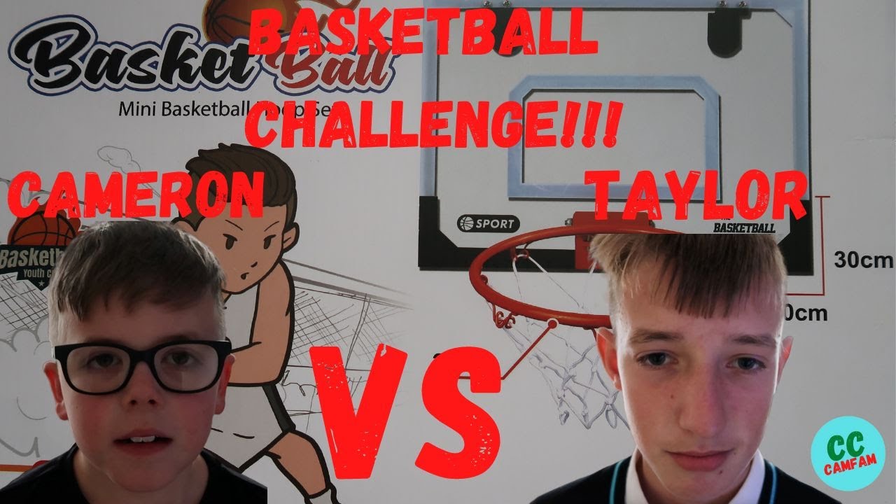 BASKETBALL CHALLENGE... Cameron vs Taylor - YouTube