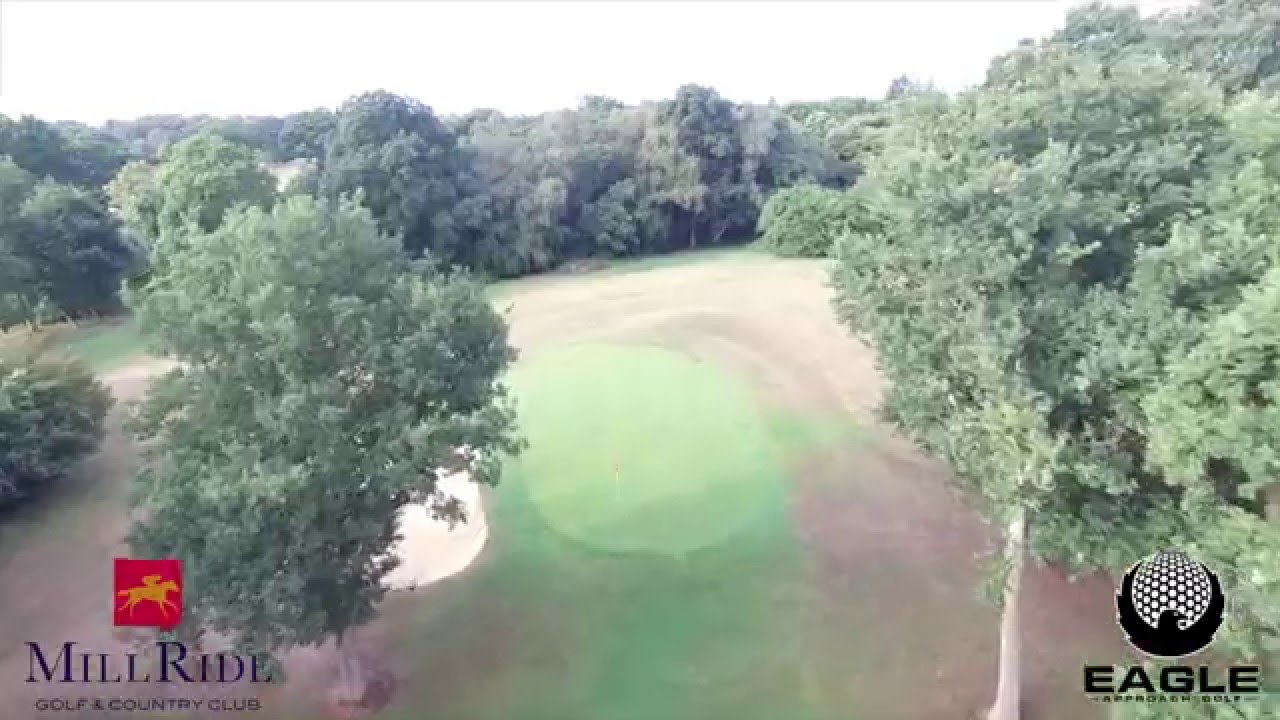 Mill Ride Golf Club - Hole 8 Flyover - YouTube