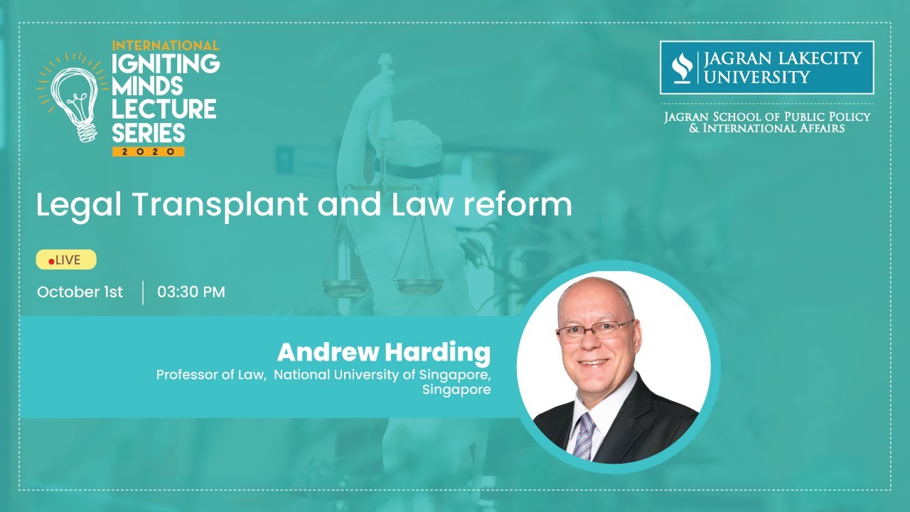 #IIMLS | Prof. Andrew Harding | National University of Singapore| Legal ...