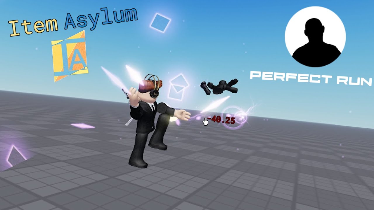 Item Asylum 10 Hour Burst Man Boss [perfect run] | roblox - YouTube