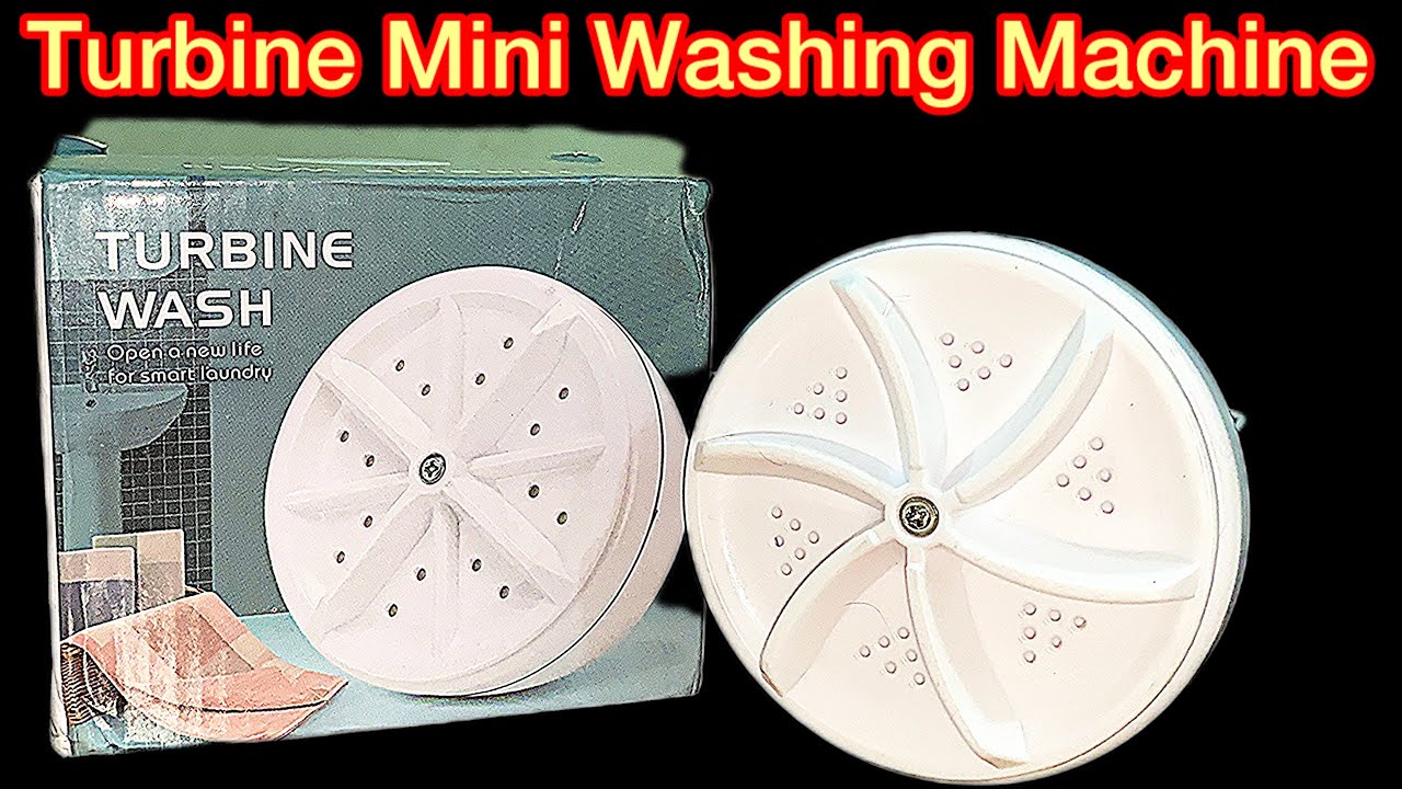 Best USB Turbine Mini Washing Machine Unboxing And Review | Save ...