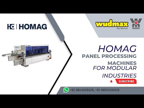 HOMAG PANEL PROCESSING MACHINES(MODULAR) - YouTube