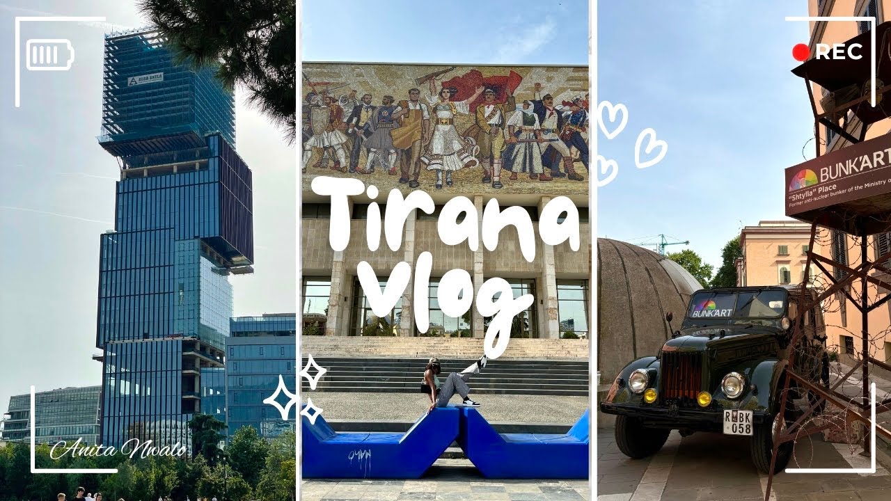 Exploring Tirana // Skanderbeg square, Bunk Art 2, Albanian food ...