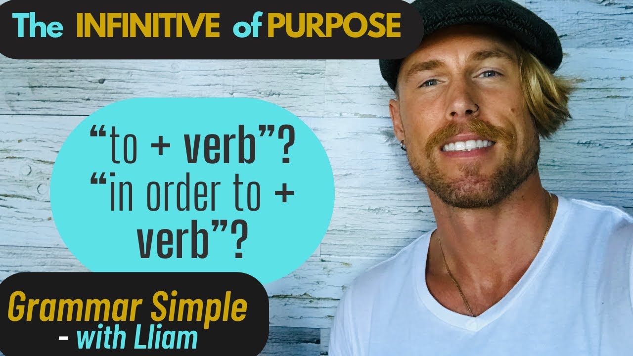 The INFINITIVE of PURPOSE - YouTube