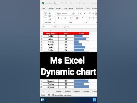 Microsoft Excel dynamic chart #exceltricks #excelshorts #shorts #shortsvideo - YouTube