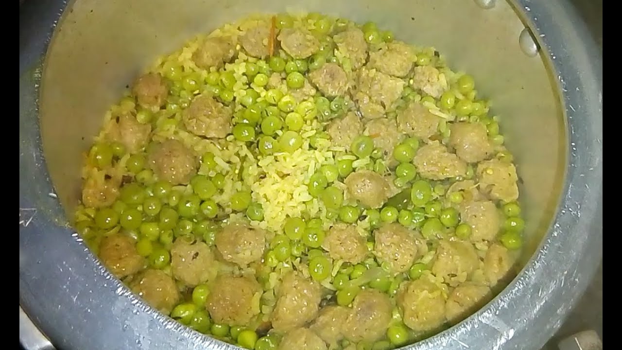 सोया पुलाव ( soya bean pulao recipe ) - YouTube