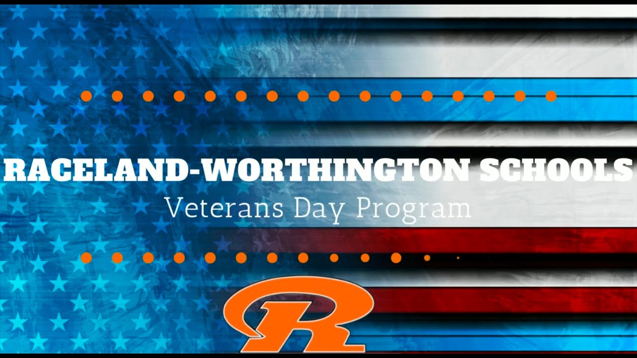 Raceland-Worthington Schools Veteran's Day Program - YouTube