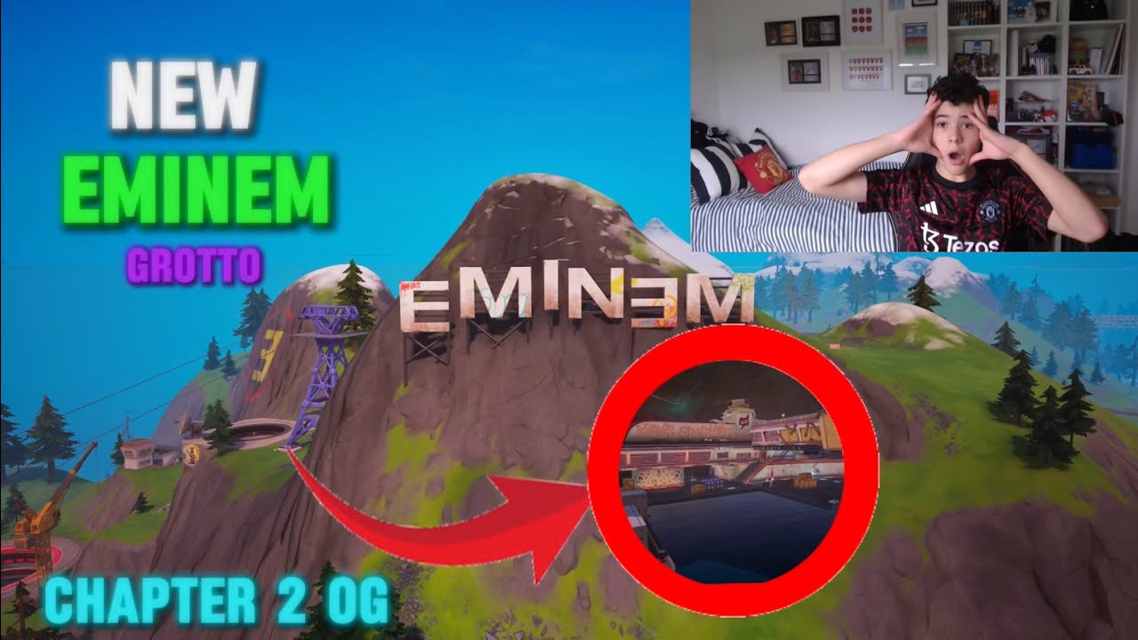 *NEW* EMINEM BOSS+ GROTTO IN FORTNITE😱 - YouTube