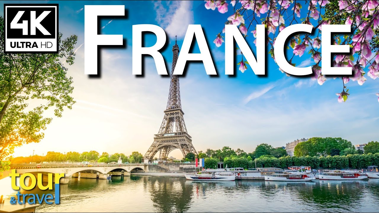 Scenic & Drone Video of France, French Music, Amazing places to visit ...