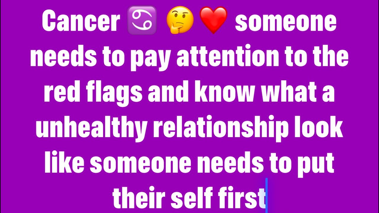 Cancer♋️ ️🤔😡SOMEONE NEEDS TO PAY ATTENTION TO THE RED FLAGS 🤦‍♀️😡# ...