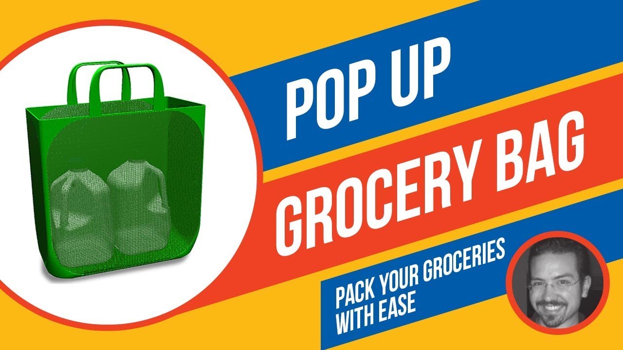 Pop Up Grocery Bag | Pack Your Groceries With Ease - YouTube