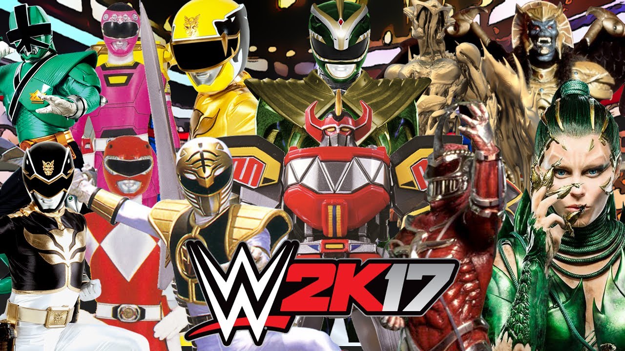 POWER RANGERS | Royal Rumble WWE 2K17 - YouTube