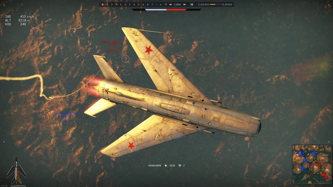 MiG-19PT 단독 9킬 - YouTube