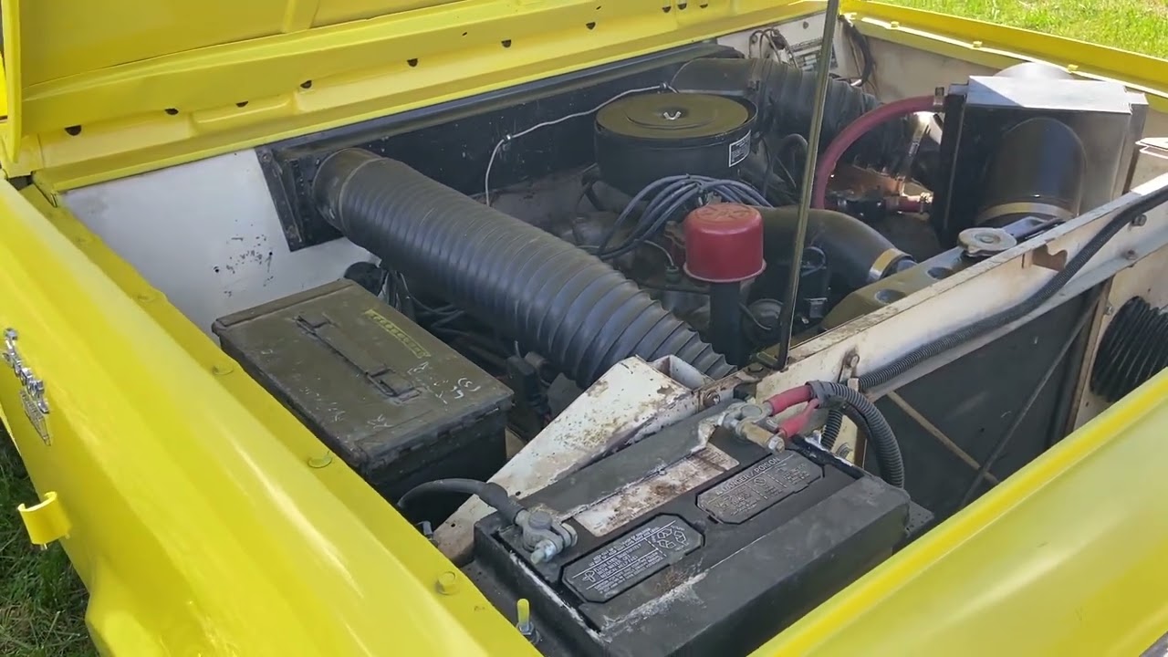1962 Scout Cold Start - YouTube