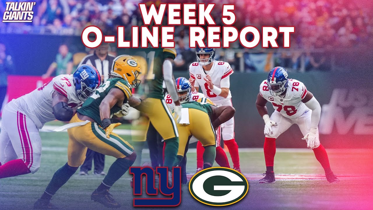 Giants Week 5 Offensive Line Report - YouTube