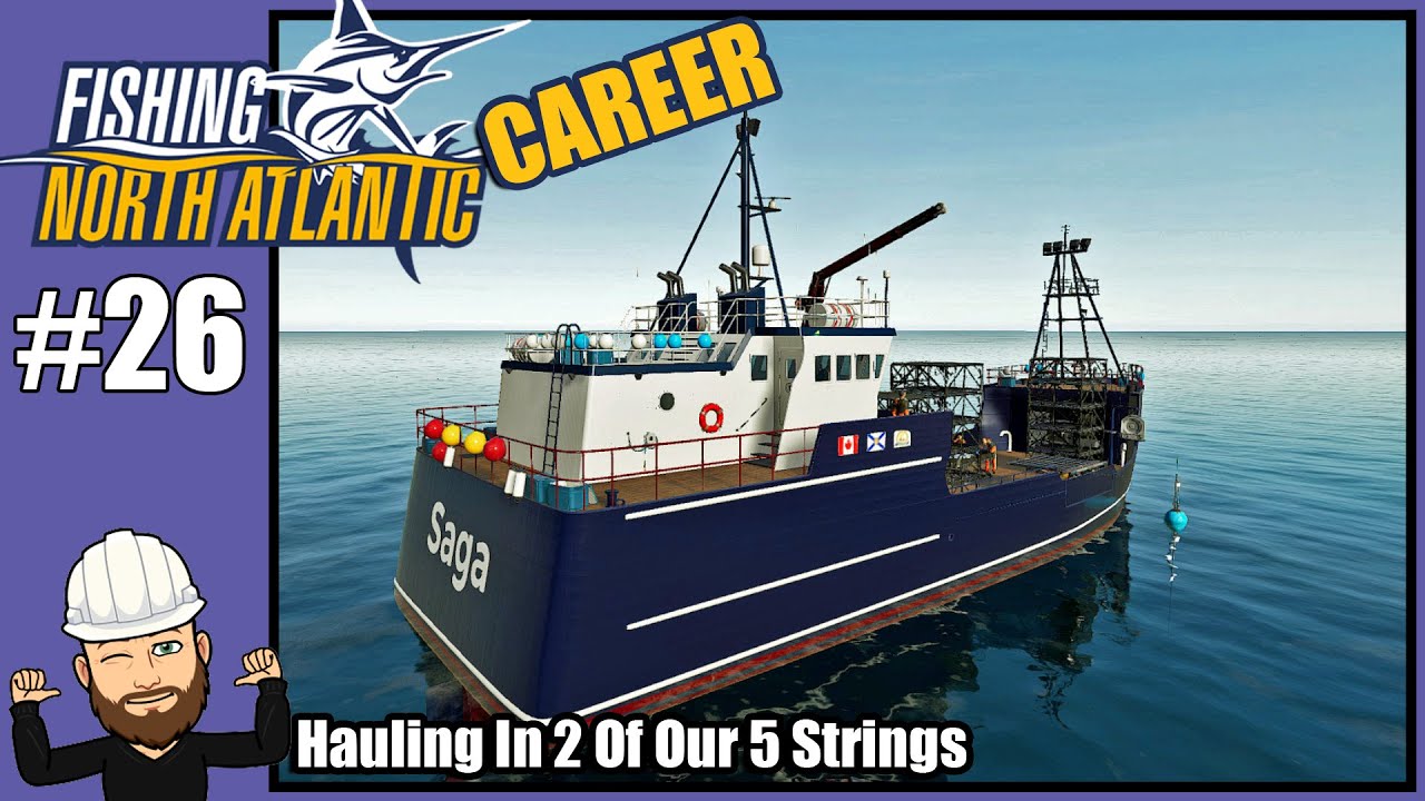 Fishing North Atlantic Career #26 - Hauling In 2 Of Our 5 Strings - YouTube