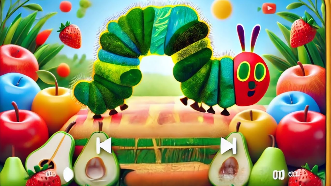 The Very Hungry Caterpillar Song | Animated 3D Children's Story song ...
