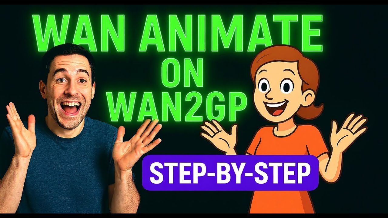 Run Wan 2.2 Animate on Wan2GP — Open Source Runway Act 2 Alternative (Step-by-Step Guide) - YouTube