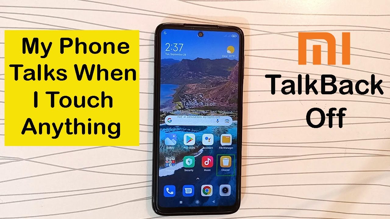 How to Turn Off Talkback in Redmi Note 9 Pro | Talk Back Off Kaise Karen | Deactivate Talk Back ...