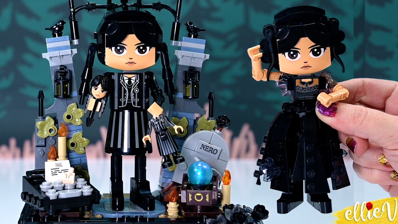 Need a dose of creepy gothic 🪦? Build your own scowling Wednesday ...