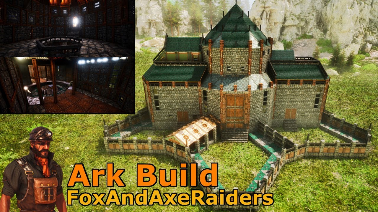 Taming Hall and Pens - Ark Build - YouTube