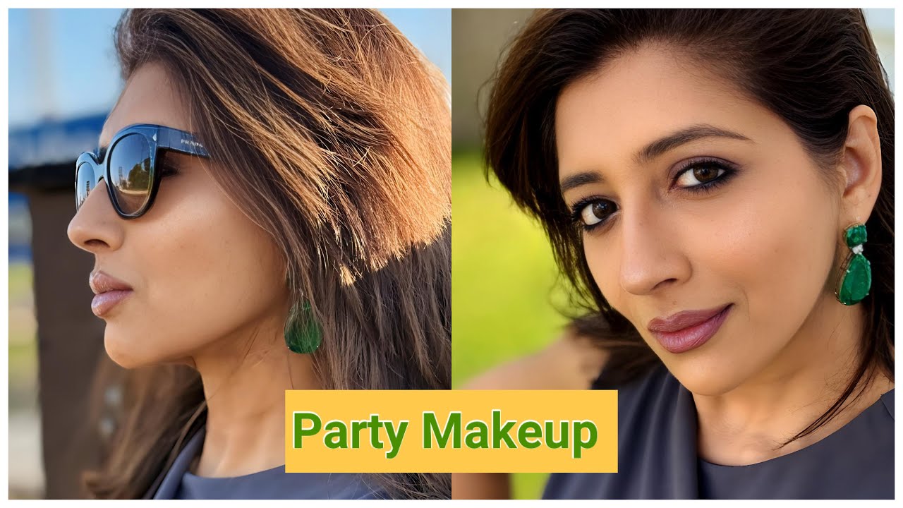 My Party Makeup Look in Chicago | Sreenanda Shankar - YouTube